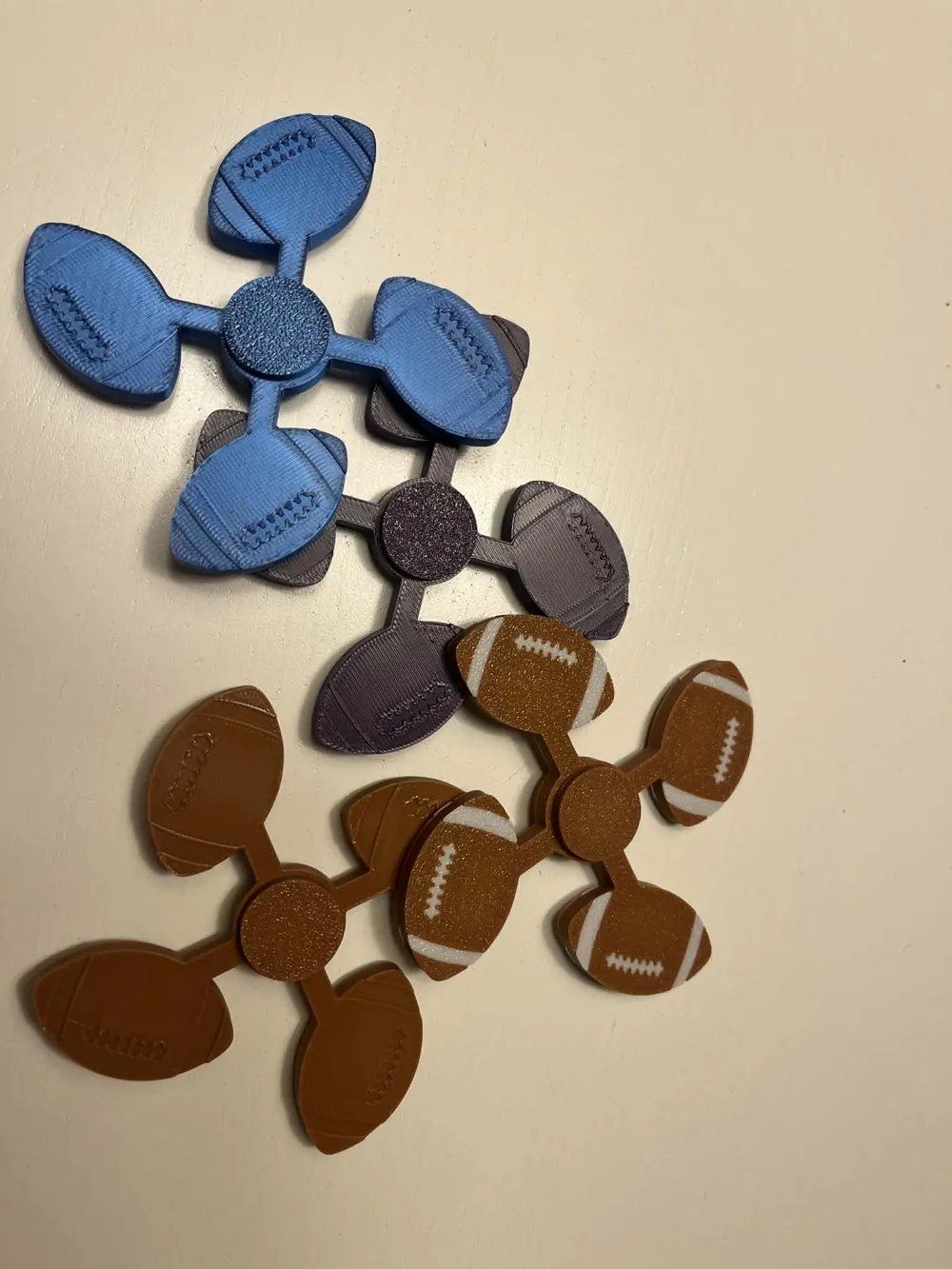 American football fidget spinner - Free 3D Print Model - MakerWorld