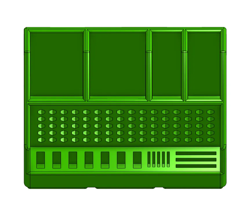 Rugged Gridfinity Desktop Organiser With Usb Storage V2.0 (Gridfinity ...