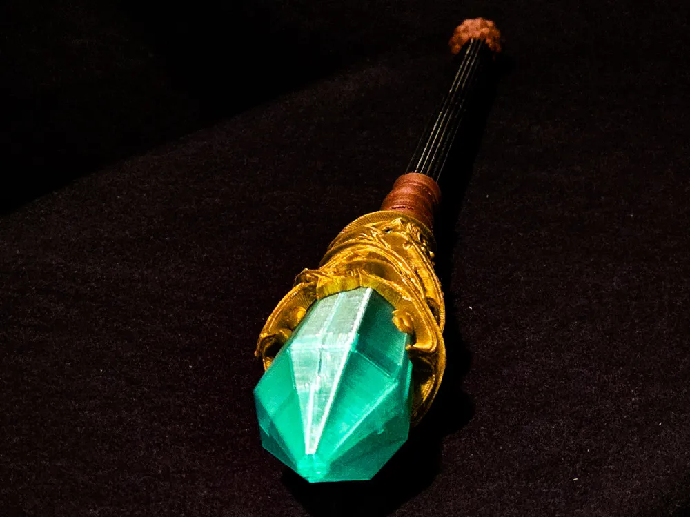 Guilded Moonstone Scepter - Free 3D Print Model - MakerWorld