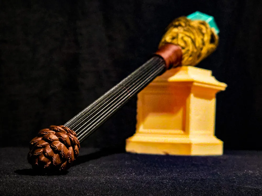 Guilded Moonstone Scepter - Free 3D Print Model - MakerWorld