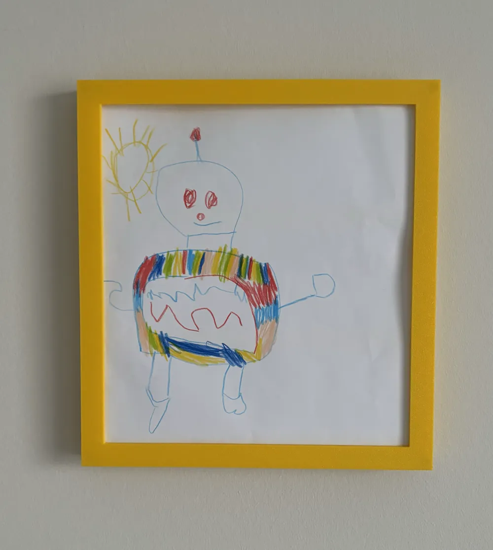 Kids Drawing/Art Frame by Ginger White Prod. - MakerWorld