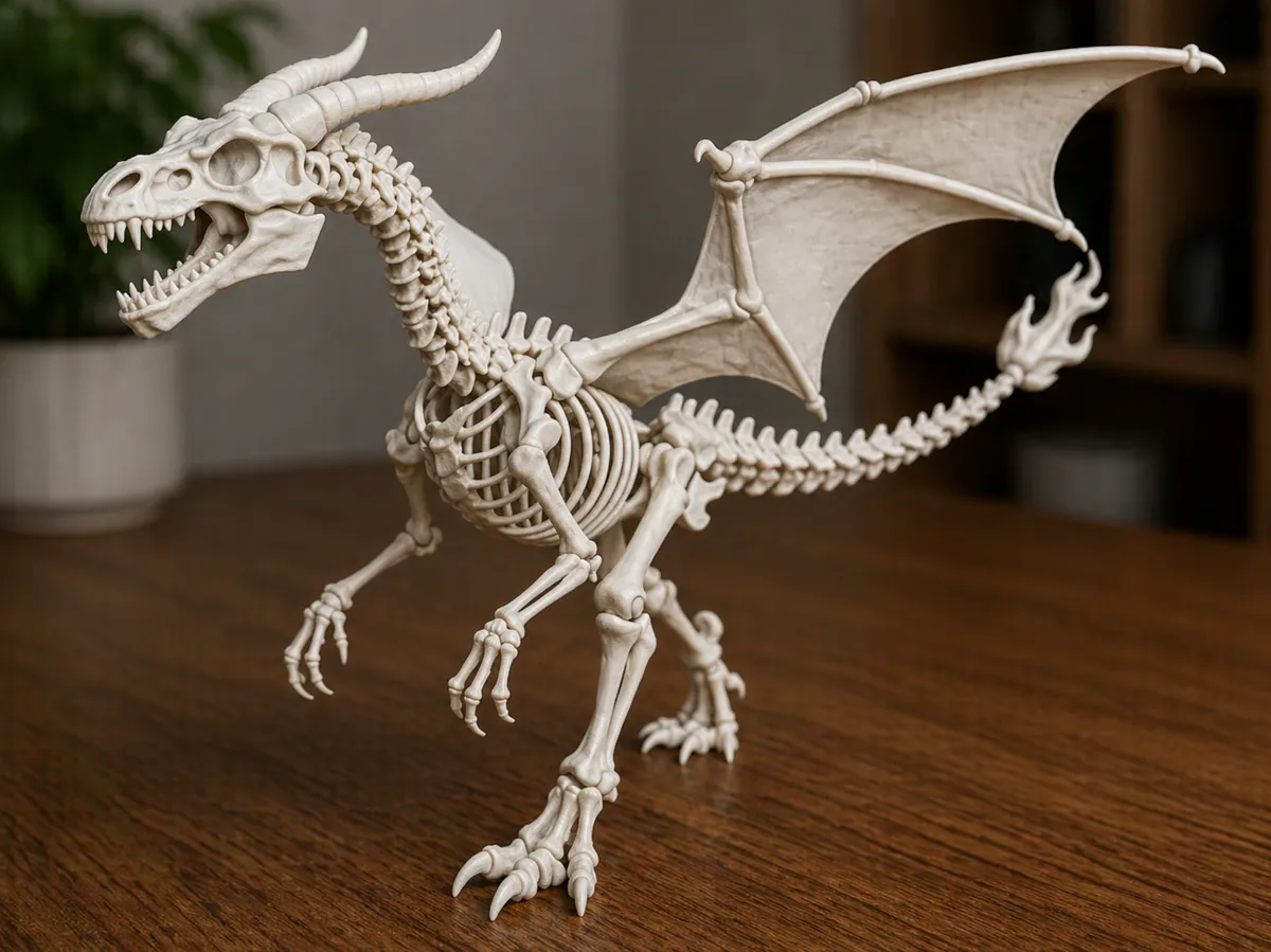 Charizard ultra realistic skeleton model - Free 3D Print Model - MakerWorld