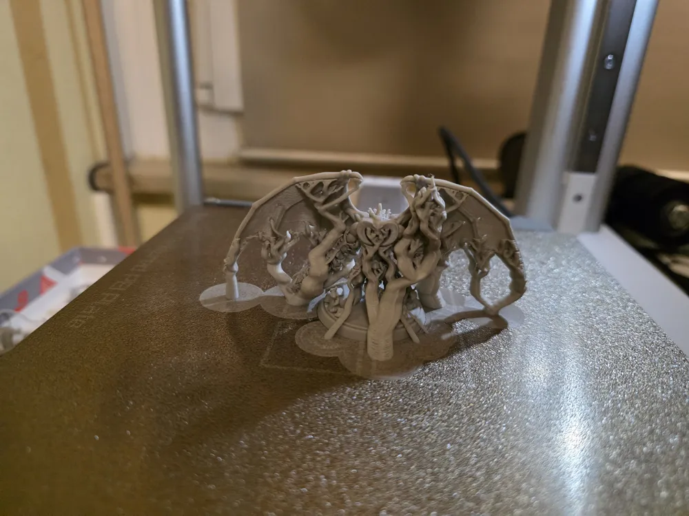 Flame Demon Balrog Sorcerer - Tabletop Miniature - Free 3D Print Model ...