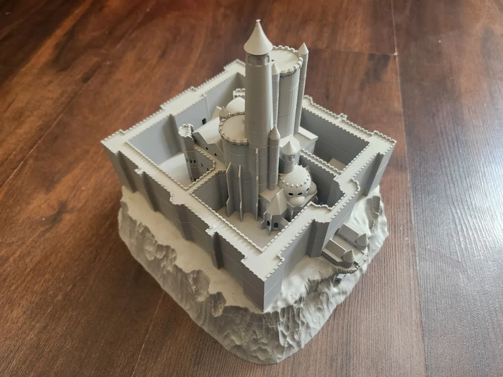 1:750 Ravenloft with interiors - Free 3D Print Model - MakerWorld