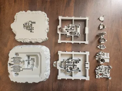 1:750 Ravenloft with interiors - Free 3D Print Model - MakerWorld