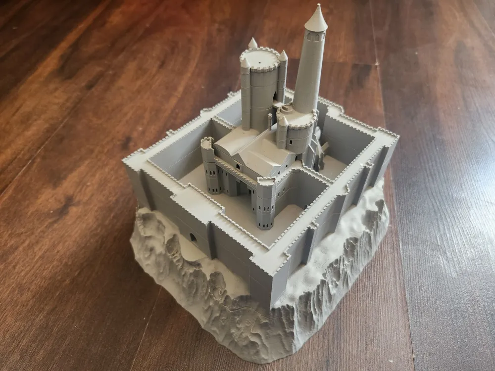 1:750 Ravenloft with interiors - Free 3D Print Model - MakerWorld