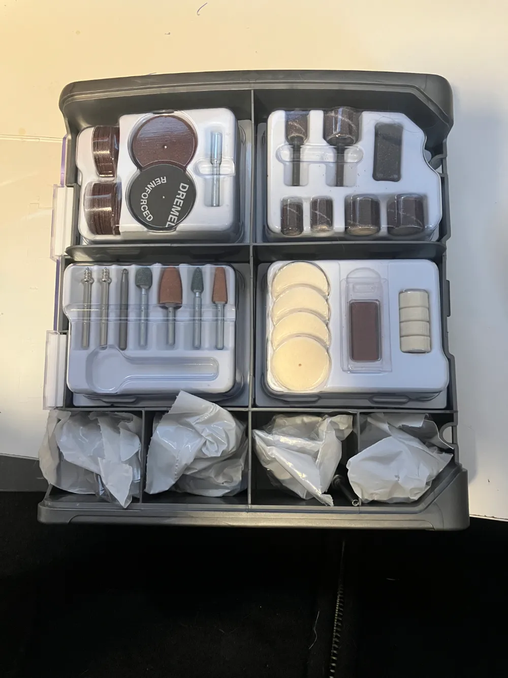 Dremel 110 piece kit inserts by Kessed MakerWorld: Download Free 3D Models