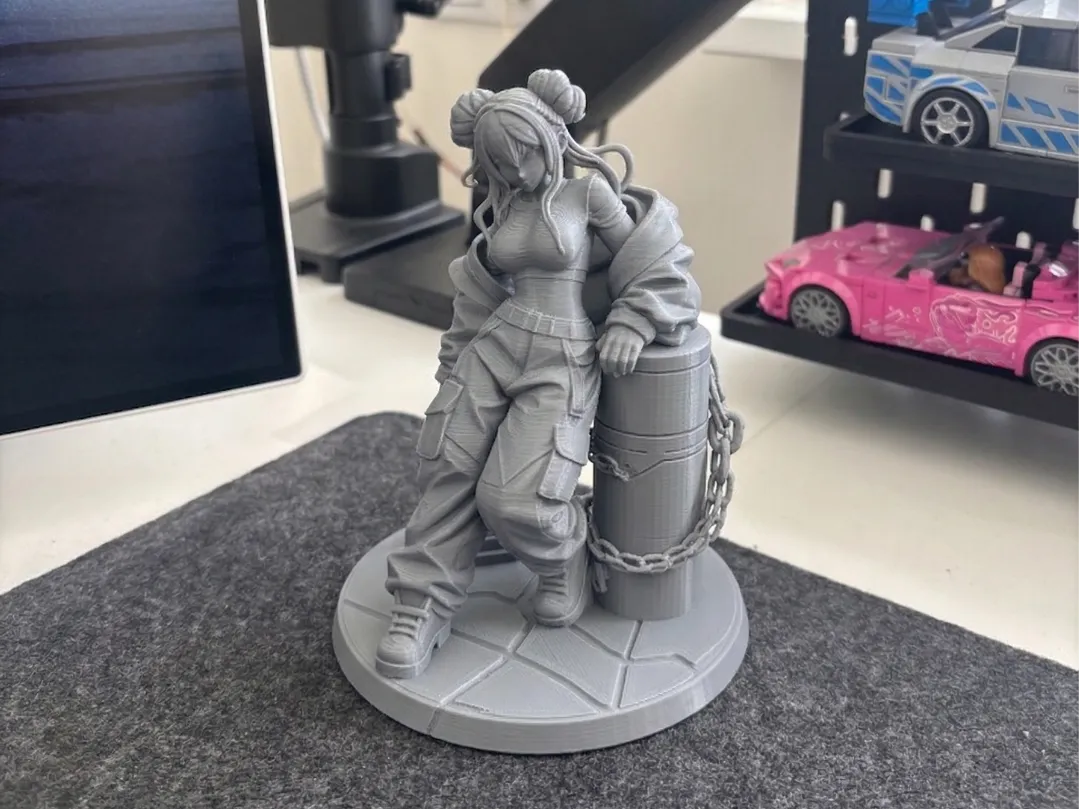 Street Style Anime Girl - Urban Aesthetic Figure - Free 3D Print Model ...