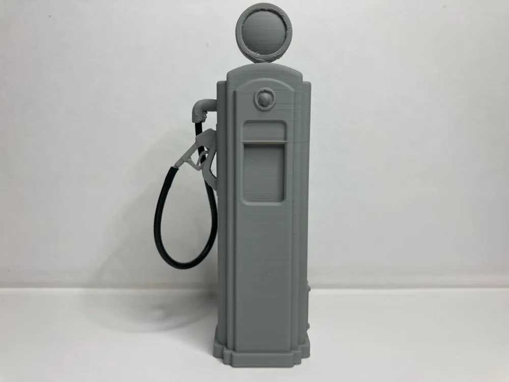 Gas pump 1950s, scale 1:24 - Free 3D Print Model - MakerWorld