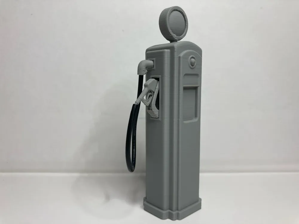 Gas pump 1950s, scale 1:24 - Free 3D Print Model - MakerWorld