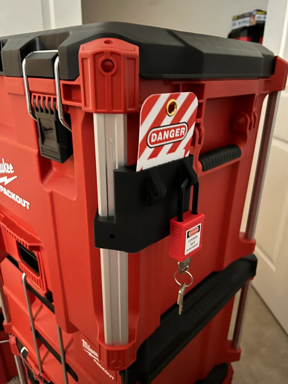 Milwaukee Packout Lockout Tagout Holder by ToolTechOutdoor MakerWorld ...