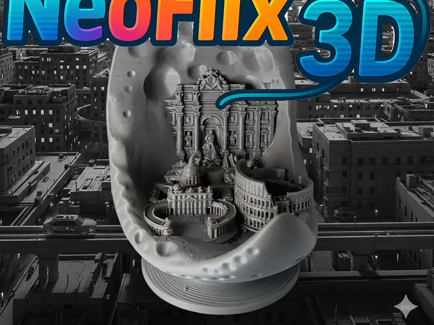 Moon city - Lunar City Rome by Neoflix3d MakerWorld: Download Free 3D ...