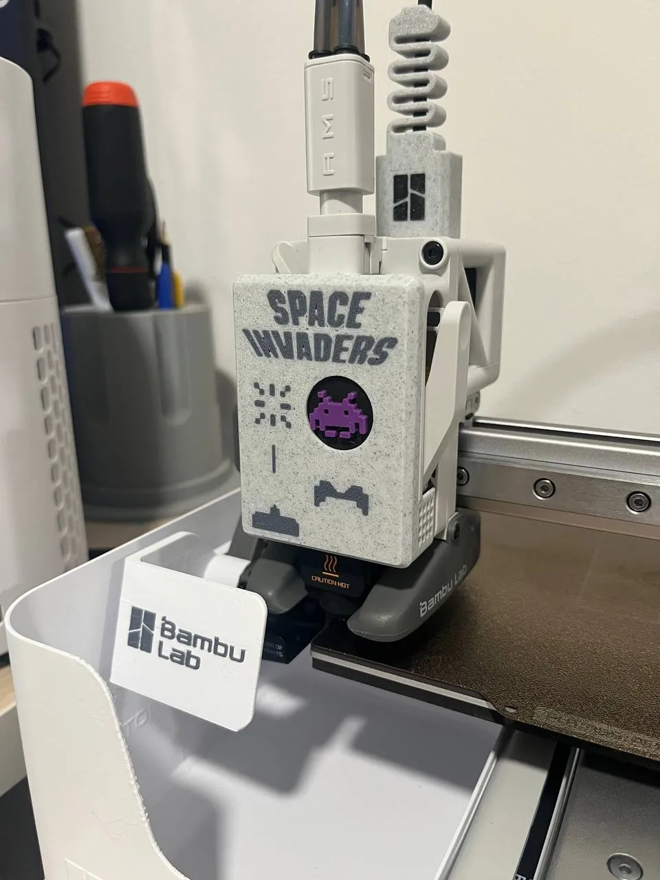 Space Invaders A1 | A1 Mini Cover Faceplate by Mauker MakerWorld ...