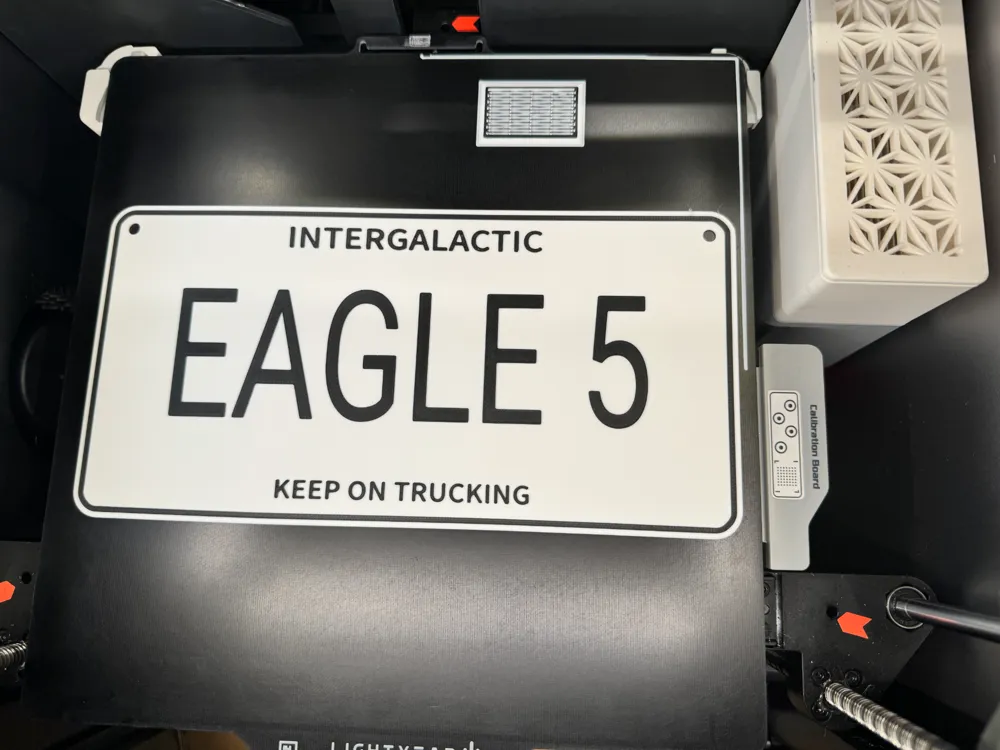 Spaceballs - Eagle 5 License Plate by Captain Insano - MakerWorld