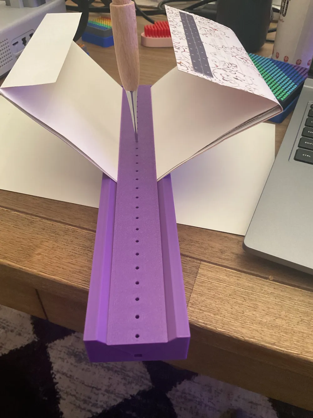 Book Binding Punch Cradle - Free 3D Print Model - MakerWorld