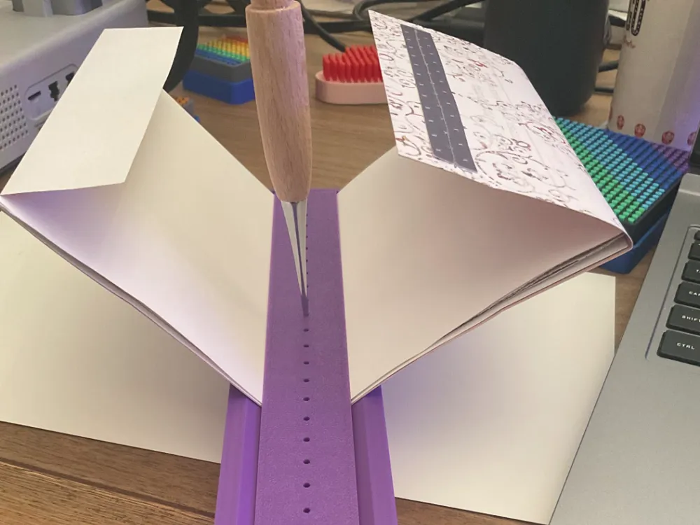 Book Binding Punch Cradle - Free 3D Print Model - MakerWorld