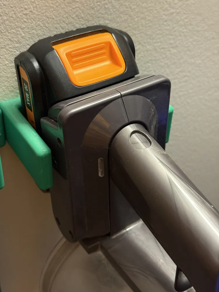 Dyson Stick Vacuum Wall Mount - Standing on Floor - Free 3D Print Model ...