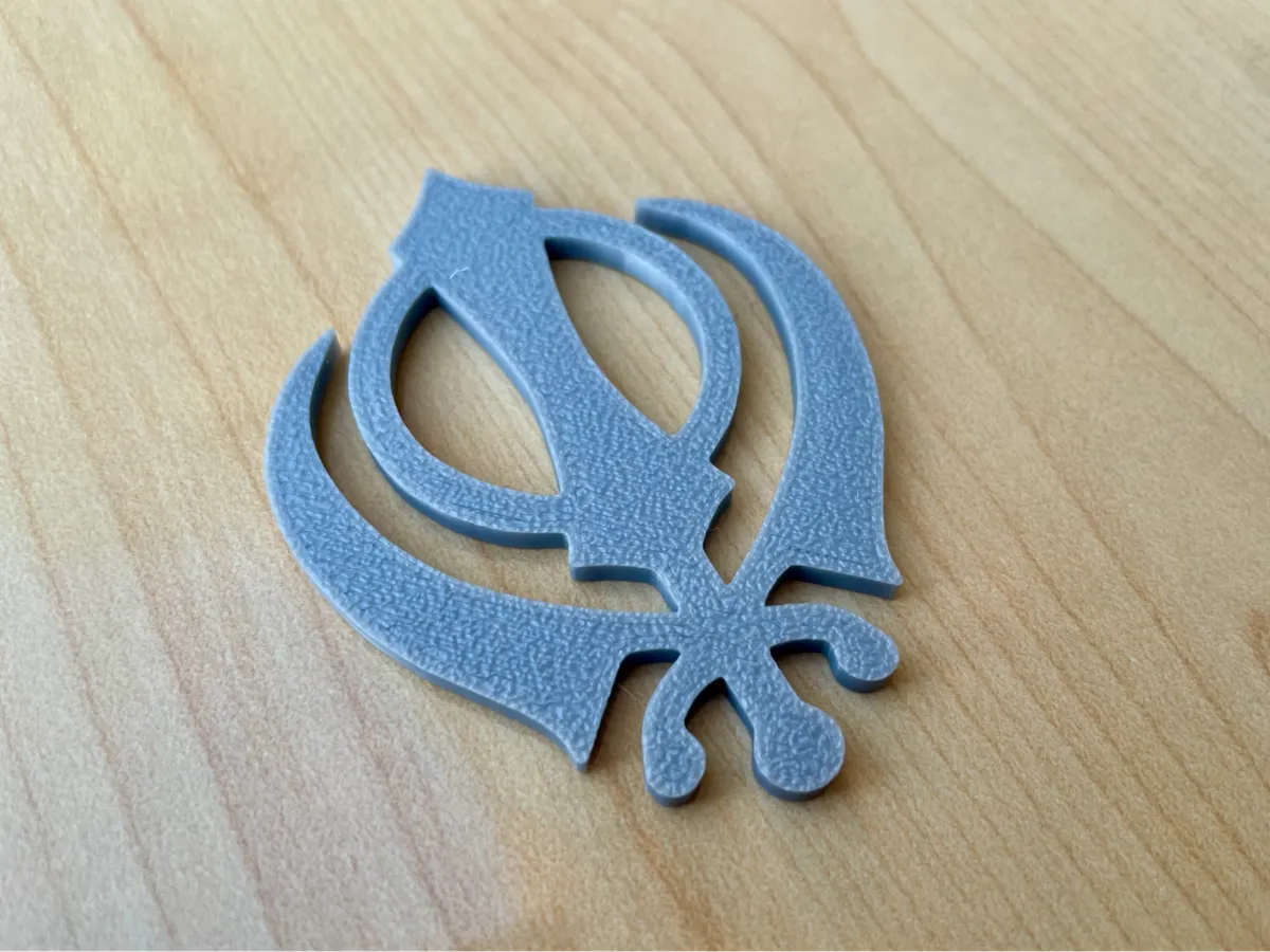 Khanda - Free 3D Print Model - MakerWorld