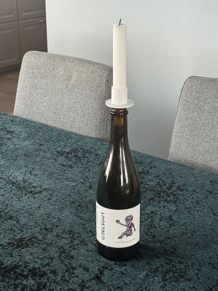 Suporte de vela para garrafa - Modelo gratuito para impressão 3D ...