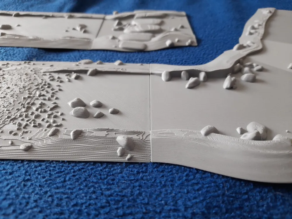 Modular Wargaming Terrain, Straight with Ford by The Terrain Atelier ...