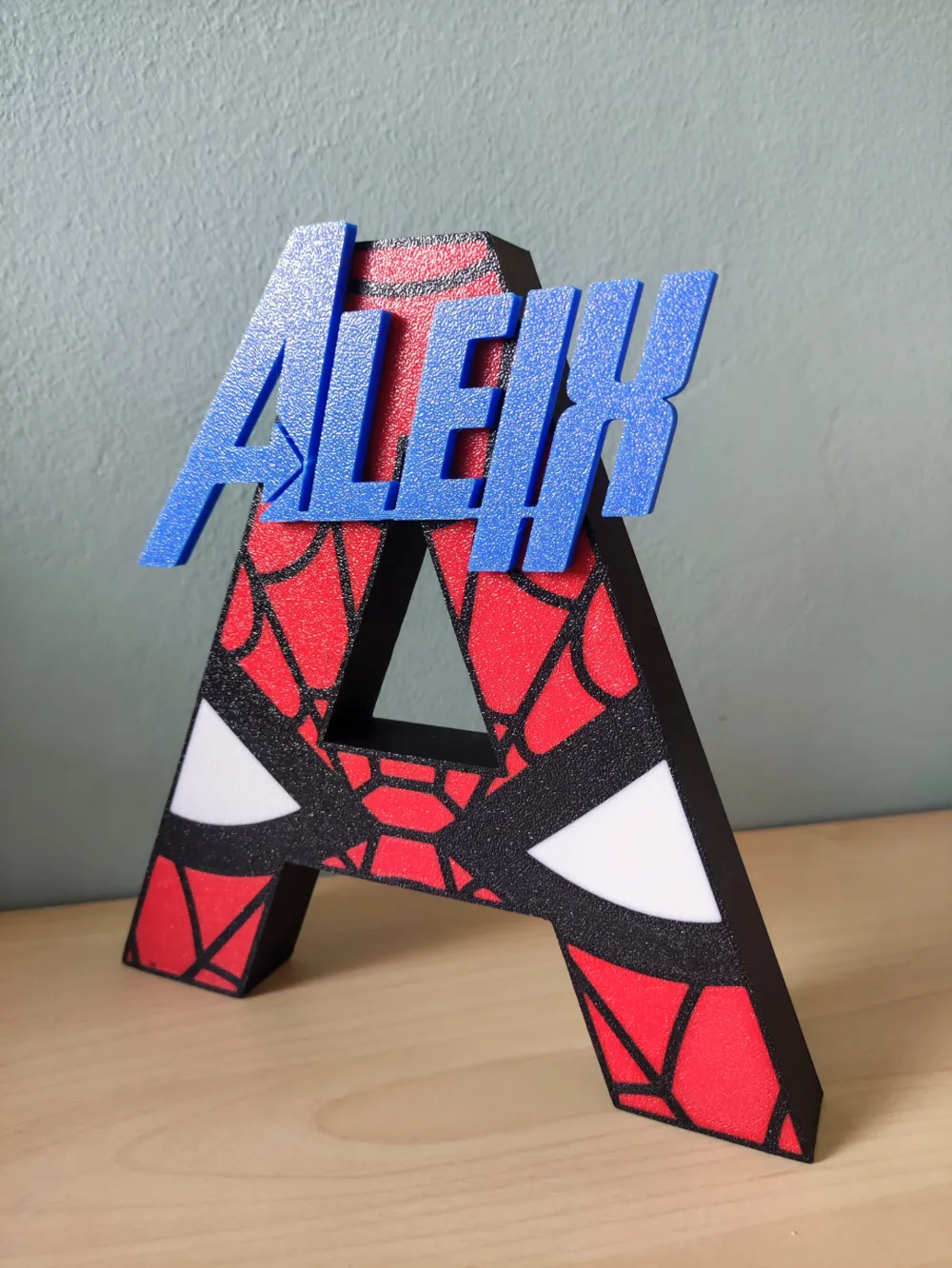 Letters Spiderman - Free 3D Print Model - MakerWorld