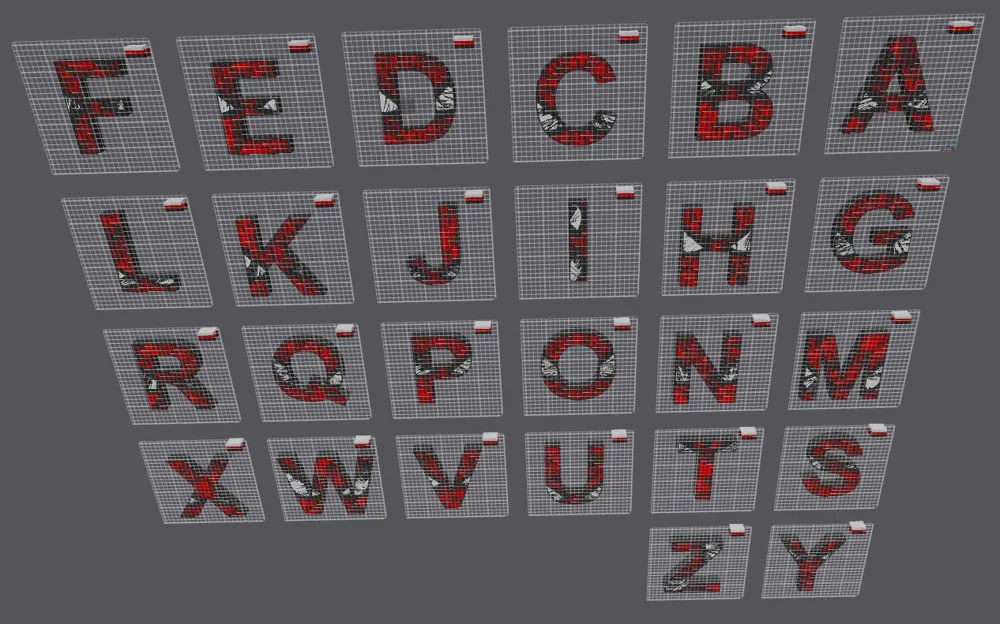 Letras Homem-Aranha - Modelo gratuito para impressão 3D - MakerWorld