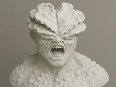 Bust of a Bloater from The Last Of Us by Daniel MakerWorld: Download ...