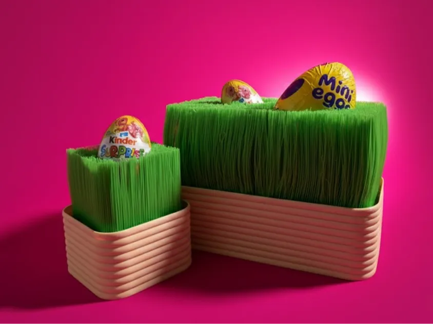 Desktop grass-easter - Free 3D Print Model - MakerWorld