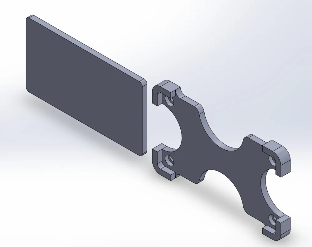 VEX V5 Concealed Magnetic License Plate Frame and Plate by Lionel0616 ...