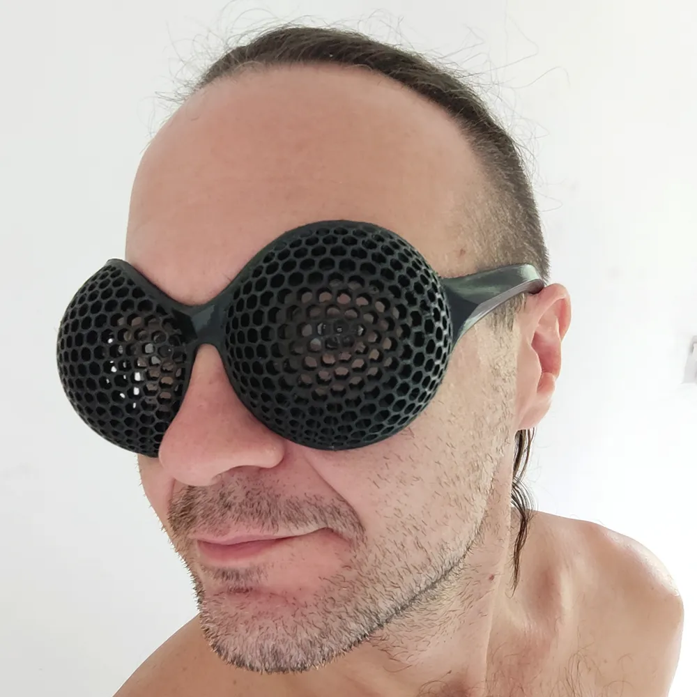 Compound eyes shades - Free 3D Print Model - MakerWorld
