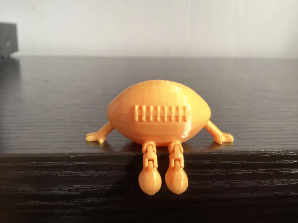 Articulated Football Buddy - Sports Desk Buddy - Free 3D Print Model ...