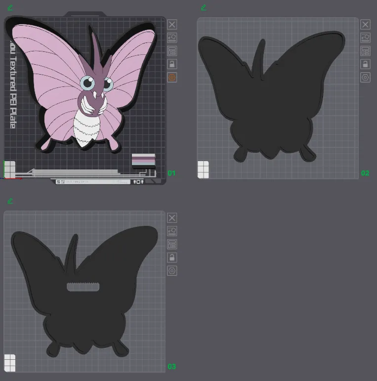 Pokemon - 0049 Venomoth LED Lamp by BeeTee 3D - MakerWorld