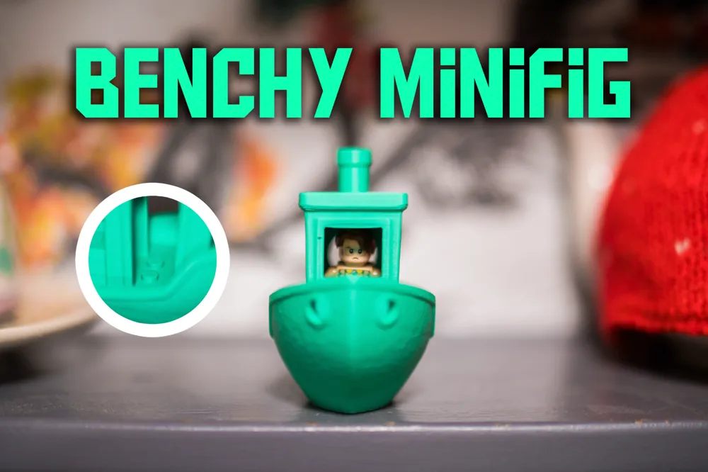 Benchy - Compatible with a LЄGO Minifig! by 3DPrintWell.co.uk - MakerWorld