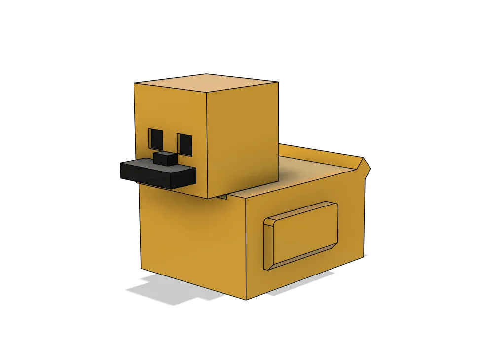 Minecraft Duck - Free 3D Print Model - MakerWorld