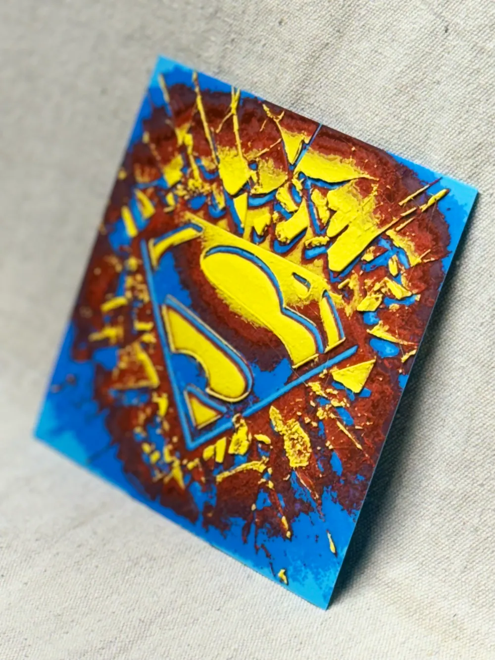 Superman Shield Hue Forge Desk/Wall Art by Spacewizard MakerWorld ...