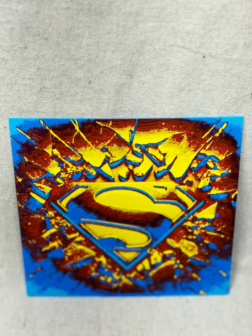 Superman Shield Hue Forge Desk/Wall Art by Spacewizard MakerWorld ...