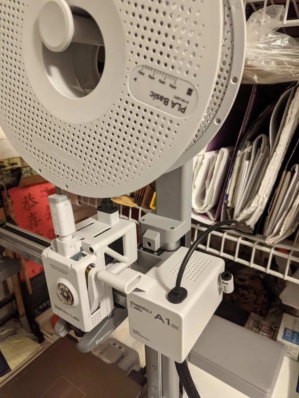 A1 Mini Top Mount Spool Holder Adapter Remixed by Vsin - MakerWorld