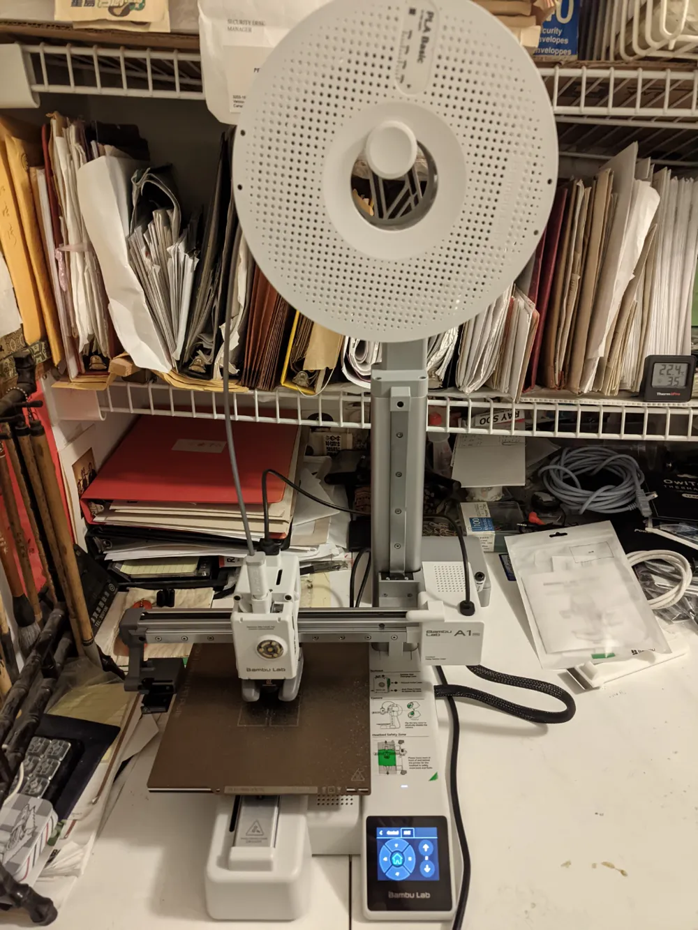 A1 Mini Top Mount Spool Holder Adapter Remixed by Vsin - MakerWorld