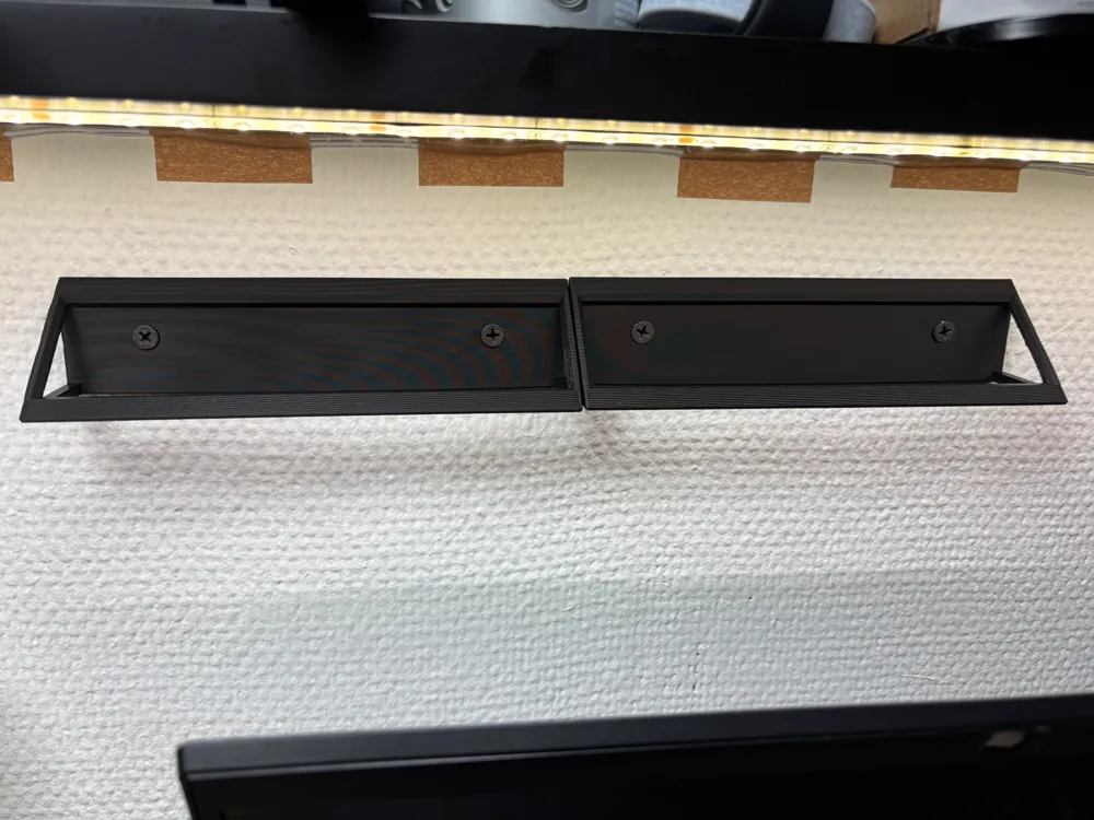Gridfinity slanted wall mount (1x4) - Free 3D Print Model - MakerWorld