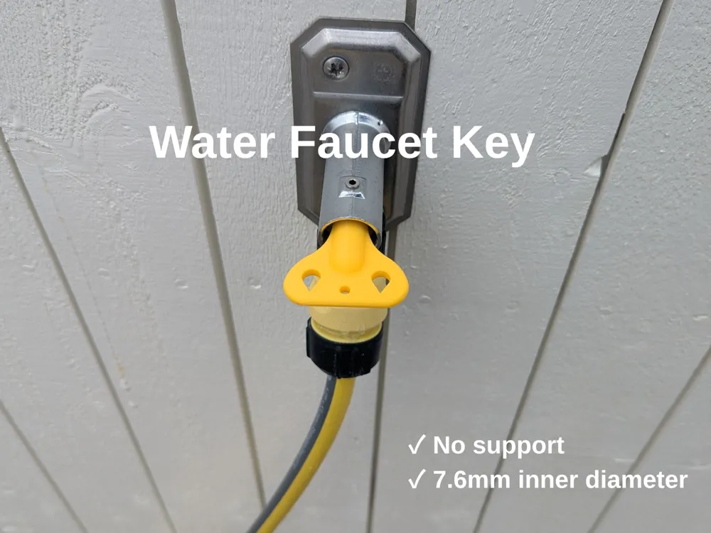 Water Faucet Key by ES3DPrintMakerWorld: Download Free 3D Models