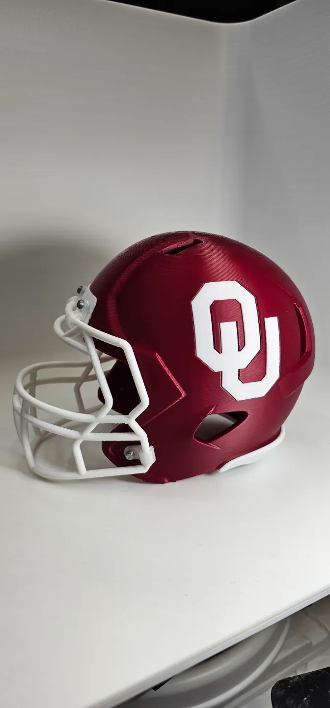 Oklahoma University OU Sooners Football Helmet by animuL67 MakerWorld ...