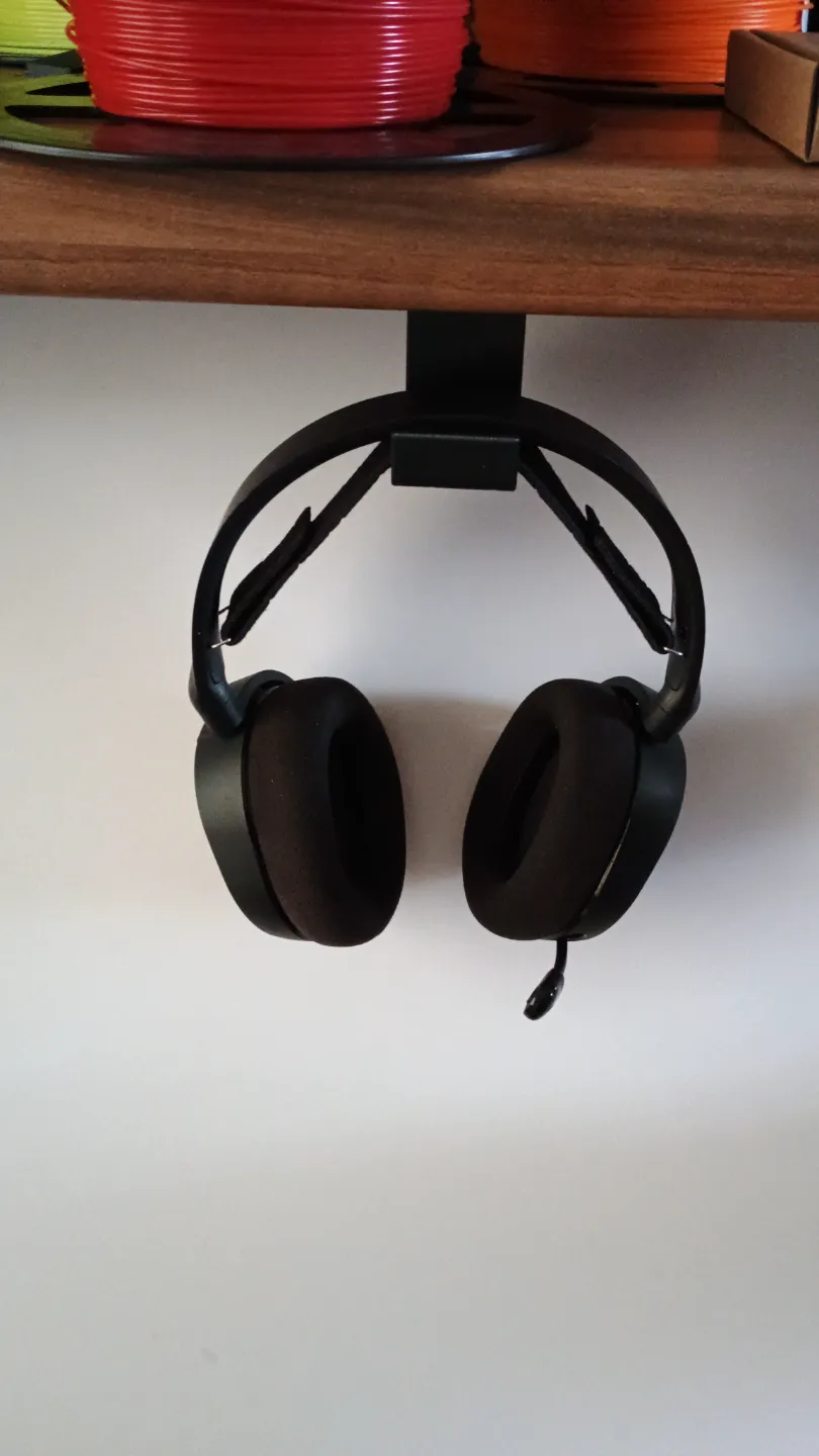Under desk headset bracket screw in by 3DealityDesigns24 - MakerWorld