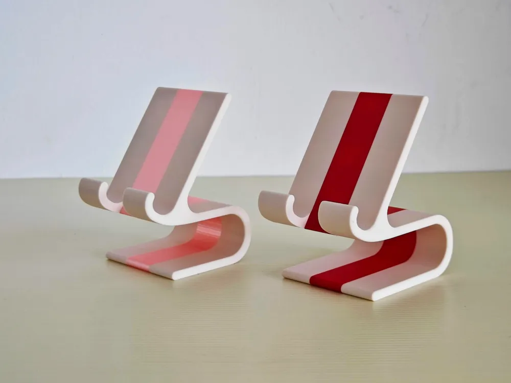 Sleek and Modern Phone Holder Stand by Nature Hut - MakerWorld