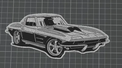 Chevrolet corvette C2 hueforge by HunterABCZ - MakerWorld