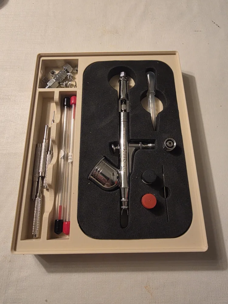 Airbrush Gridfinity Bin for Master G233 by Salamy22 MakerWorld ...