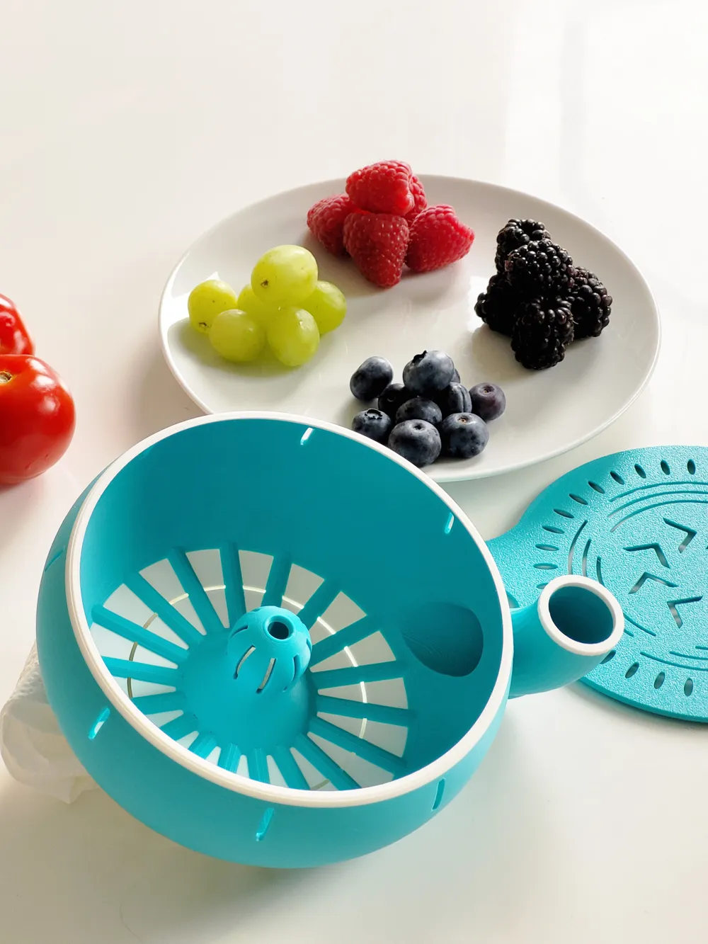 Fruit & Berry Washer - Family Edition with lid - Free 3D Print Model ...