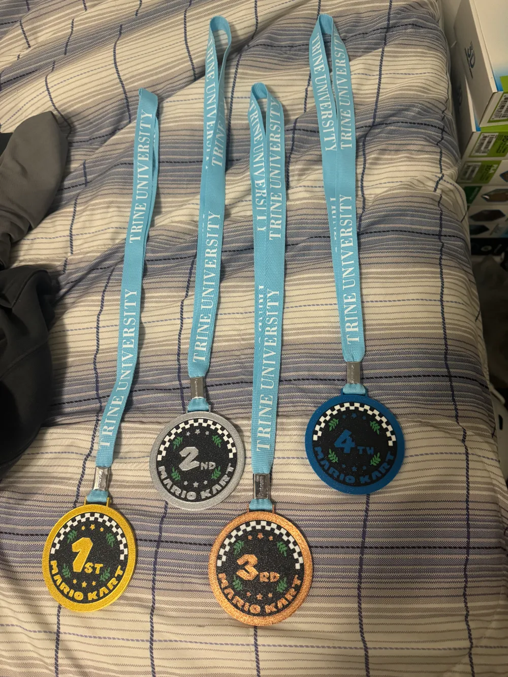 Mario Kart Medals - 1st, 2nd, 3rd, 4th Place by anthonywh79 MakerWorld ...