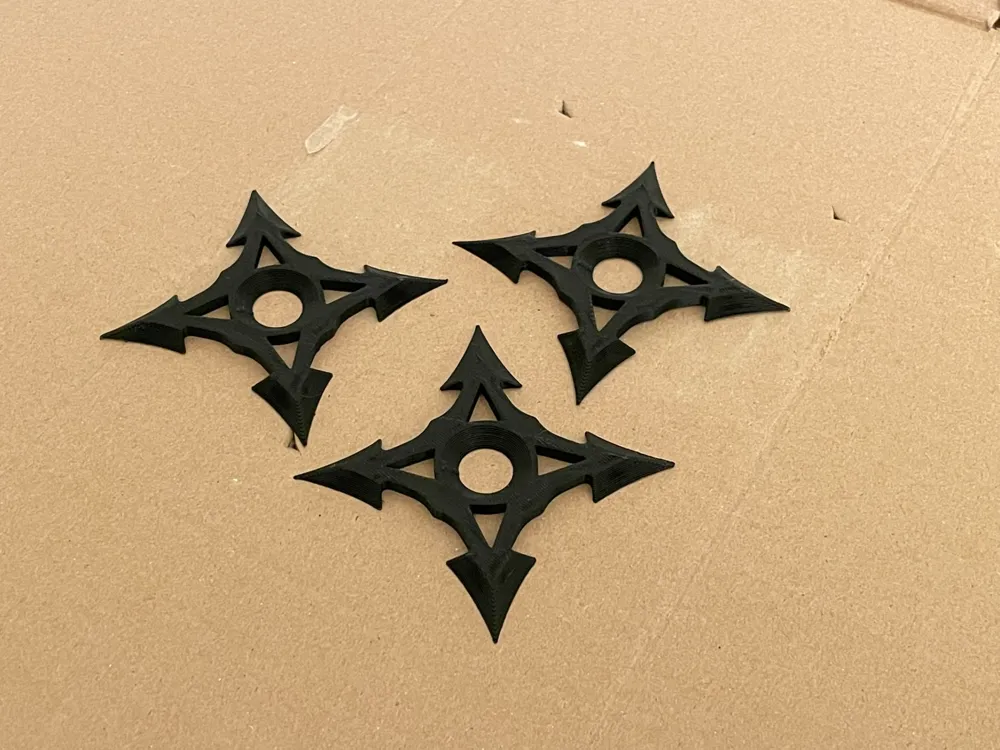 Throwing Stars Ninja Weapon Model Shuriken by sinidus - MakerWorld