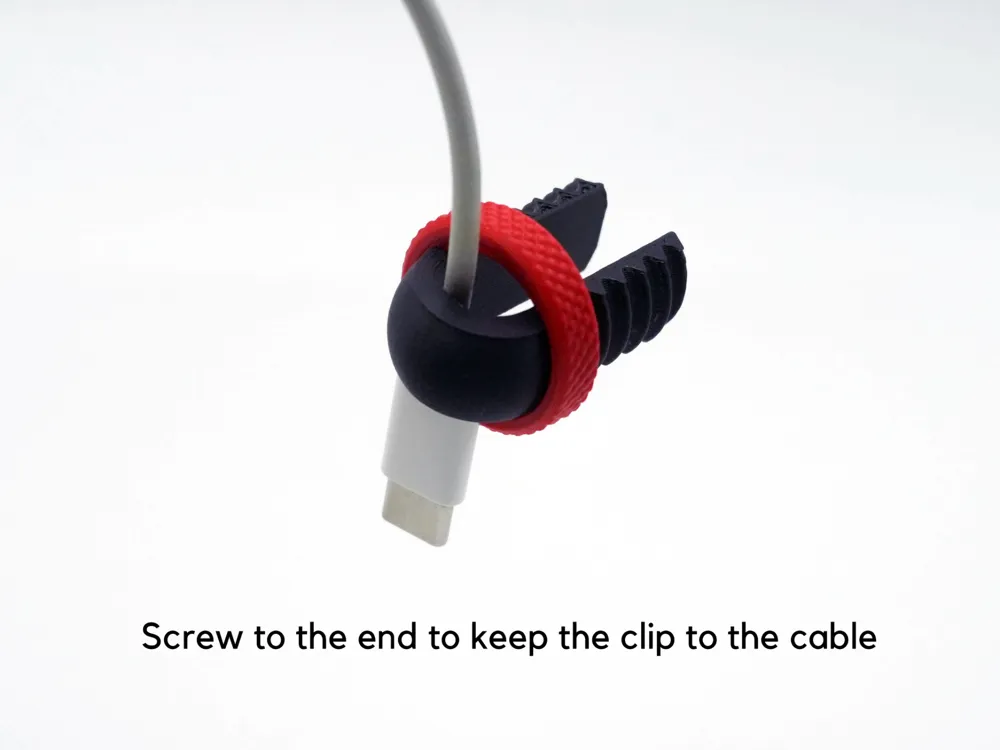 Screw Cable Organizer (Cable Clip) - Free 3D Print Model - MakerWorld