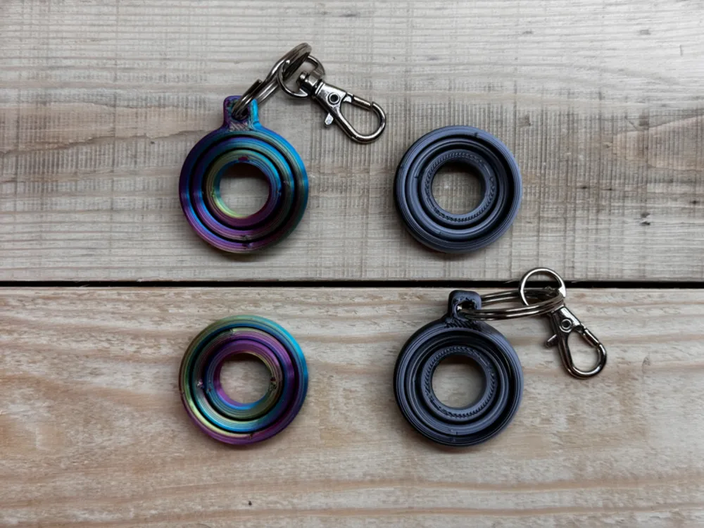 mini pocket gyro, plus keychain by ENIQUE3D - MakerWorld